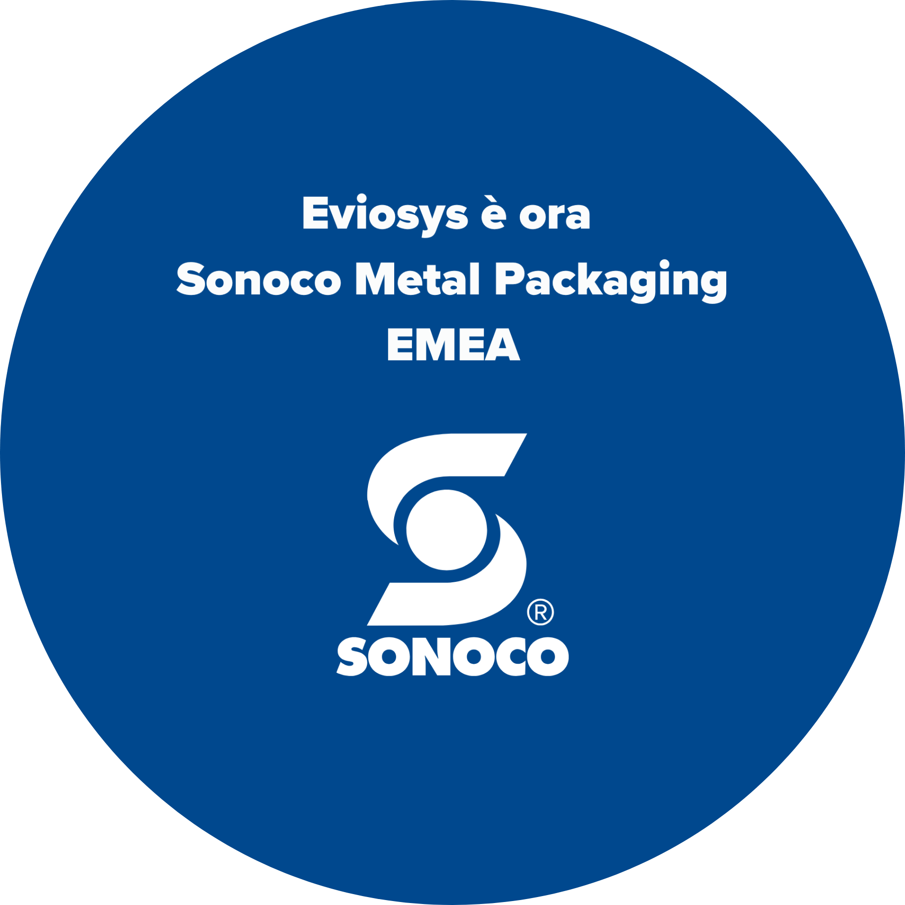 Eviosys diventa Sonoco Metal Packaging EMEA - Sonoco Metal Packaging EMEA