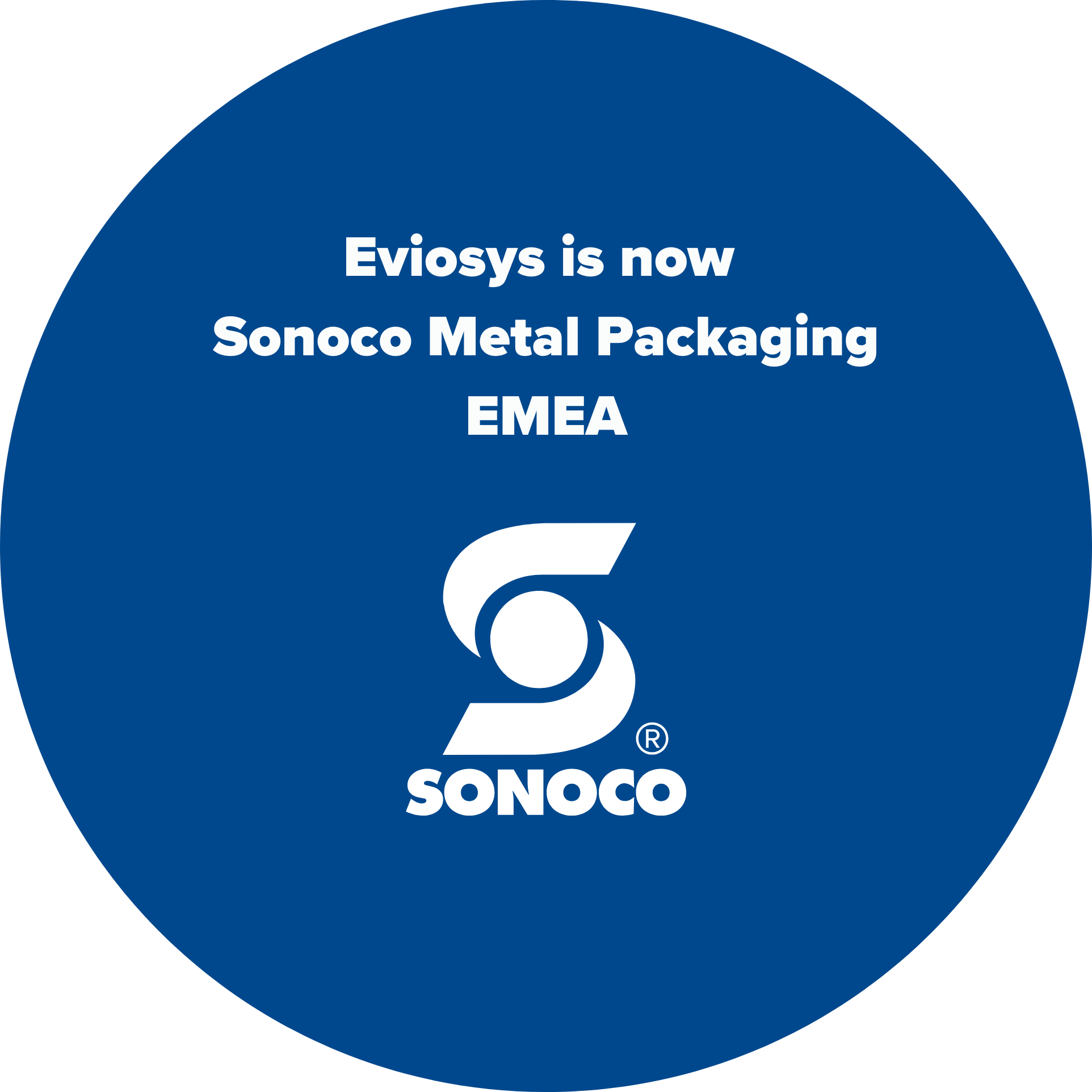 Eviosys becomes Sonoco Metal Packaging EMEA - Sonoco Metal Packaging EMEA